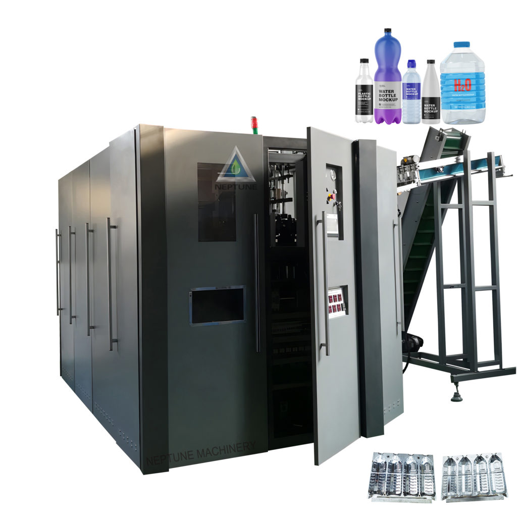 Automatic 4 Cavity Pet Bottle Blow Molding machine